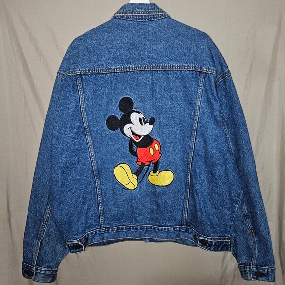 Mickey Inc. | Jackets & Coats | Vintage Disney Mickey Mouse Denim ...